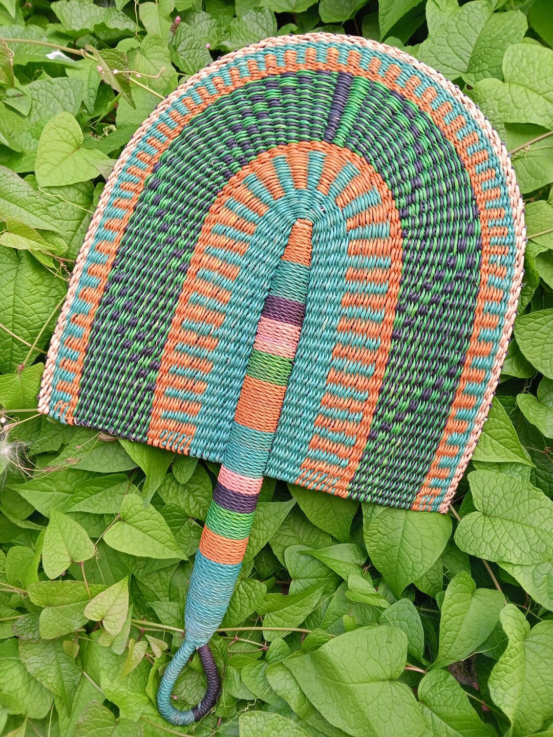 Colorful Straw Hand Fan| Woven Summer Fan| Hanging Straw Fans| Wedding ...