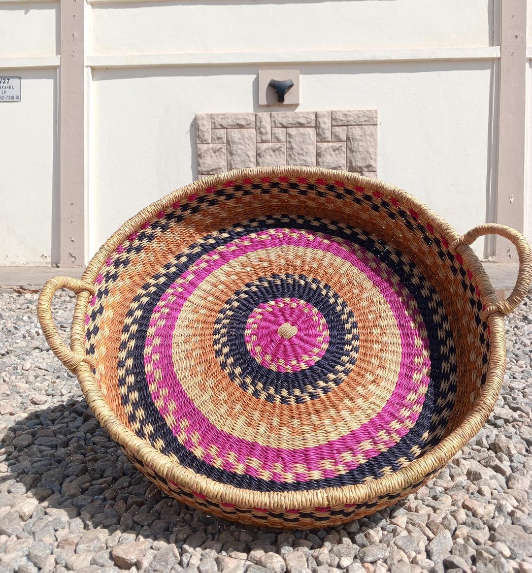 Hanging Wall Decor Basket Wicker Wall Decor Wicker Wall Art Fruit ...