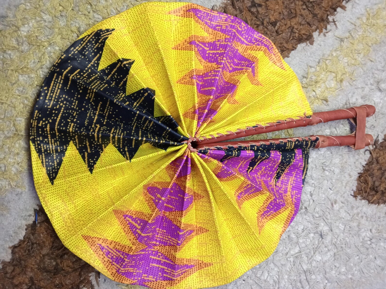 Ankara Fabric Hand Fan| Fabric Foldable Fan| Africa Print Hand Fan ...