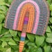 Handwoven Hand Fan| Wall Mount| Decor Fans| Colorful Wicker Hand Fan ...