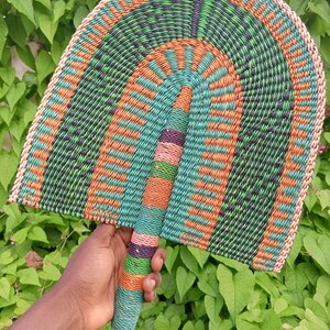 Colorful Straw Hand Fan| Woven Summer Fan| Hanging Straw Fans| Wedding ...