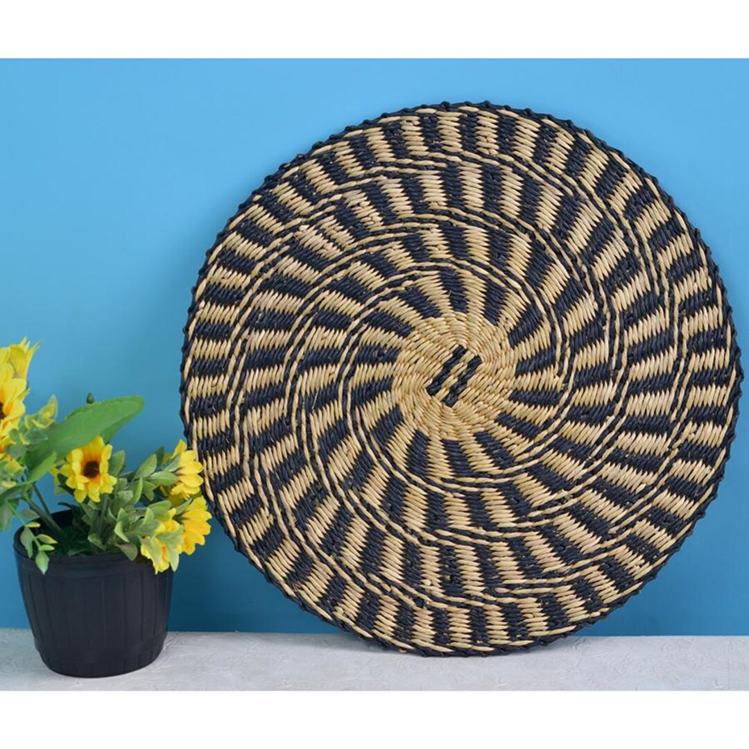 Handwoven Table Placement| Wicker Wall Mount| Straw Placemat| Mini ...