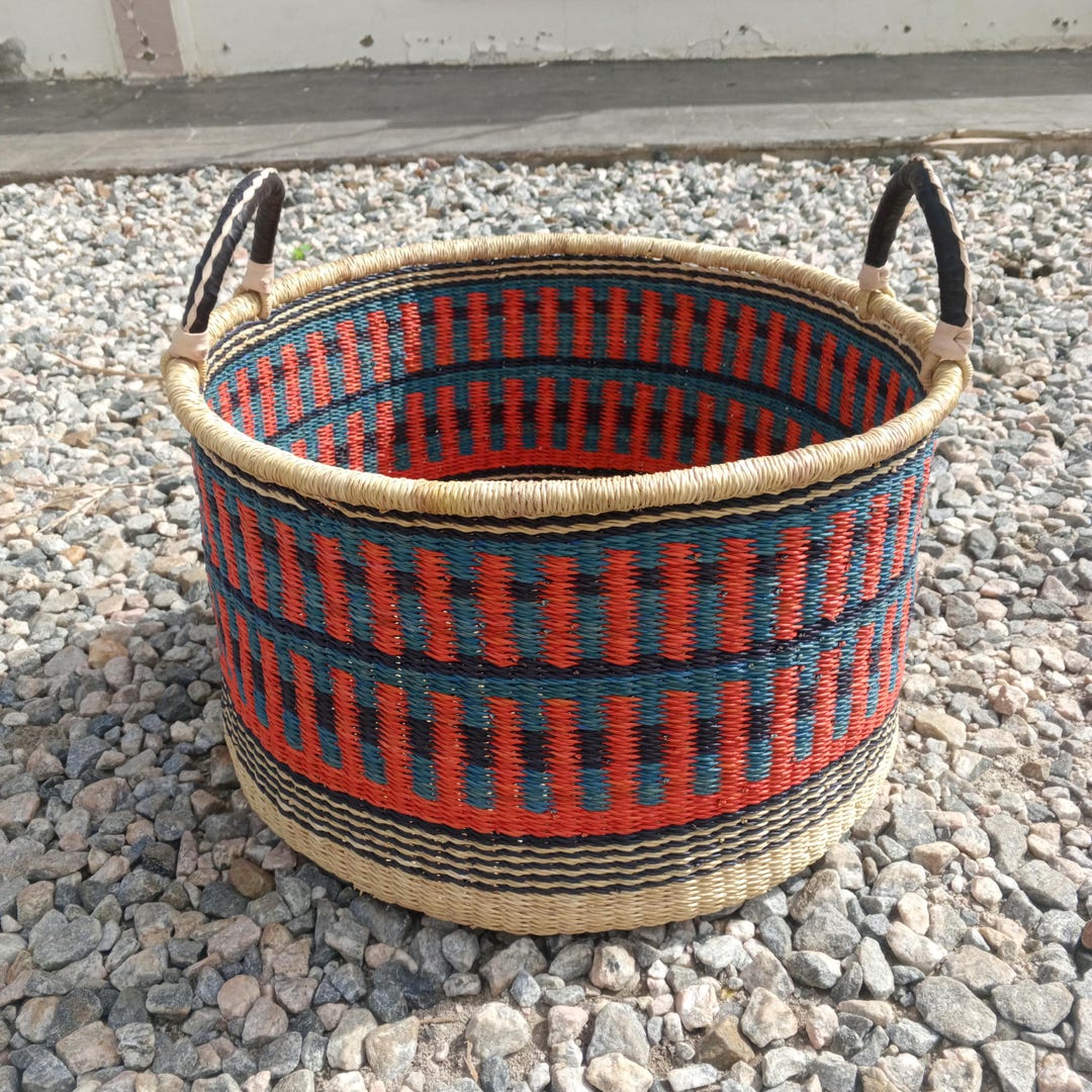 Clothes Storage Basket| Laundry Basket| Woven Laundry Basket| Handwoven ...