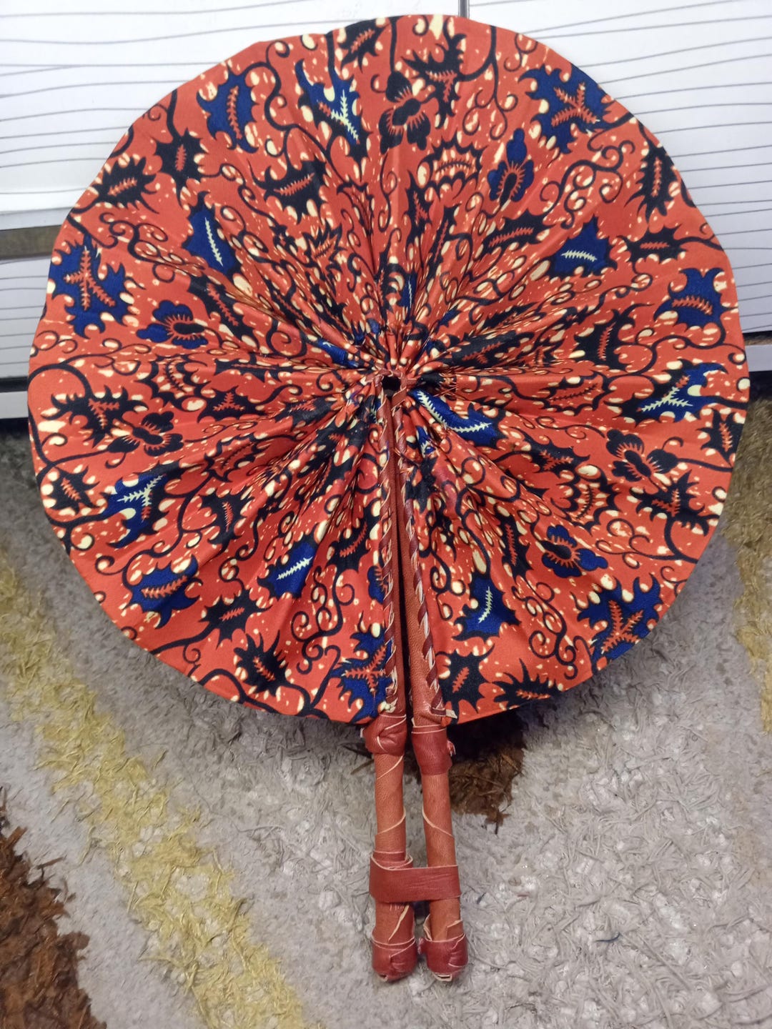 Foldable Fan Africa Print Hand Fan Hand Fan Folding Ankara Fabric Hand ...