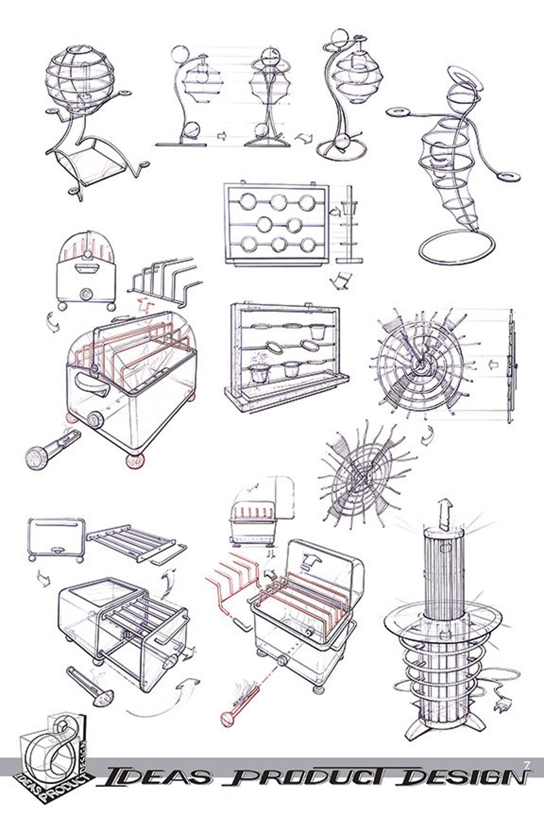 Home Appliance Design, Drawn by Hand. You Can Create Prototypes ...