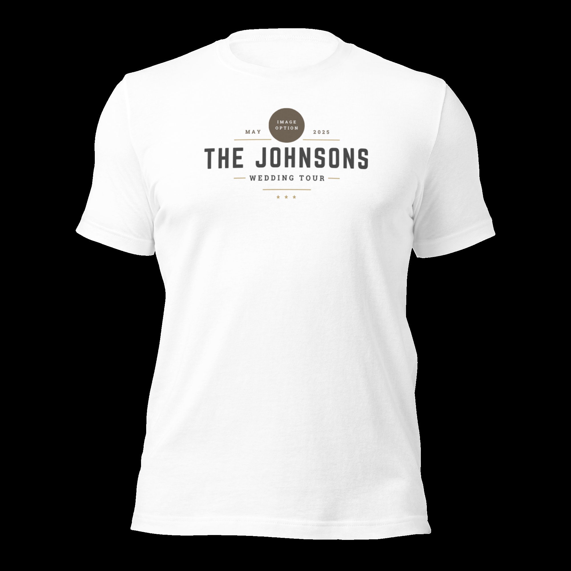 Custom Wedding Concert Unisex T-shirt | Wedding Gifts | T-shirt Toss ...