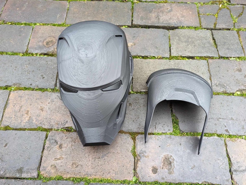 3D Printed FDM/PLA Custom Helmet With Your Stl or Mine, Raw or Painted ...