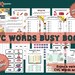 CVC Words Busy Book Printable Flashcards Phonics Word Hunt Puzzle Bingo ...