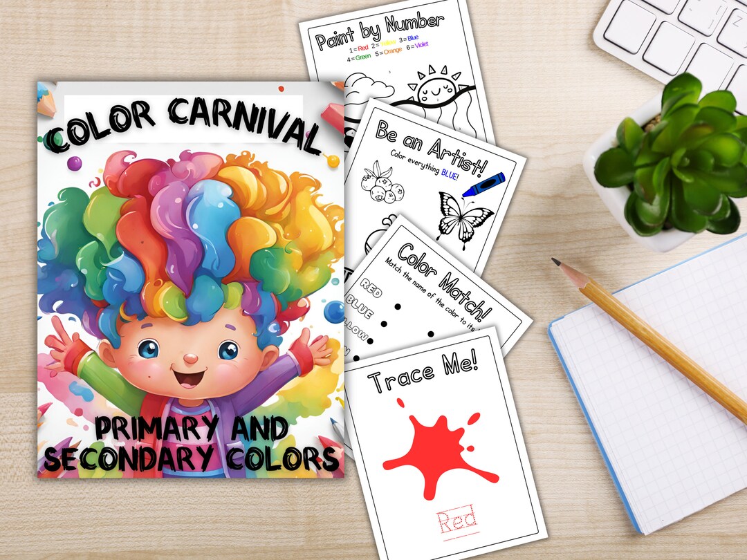 Primary and Secondary Colors Printable Worksheet for Toddlers ...