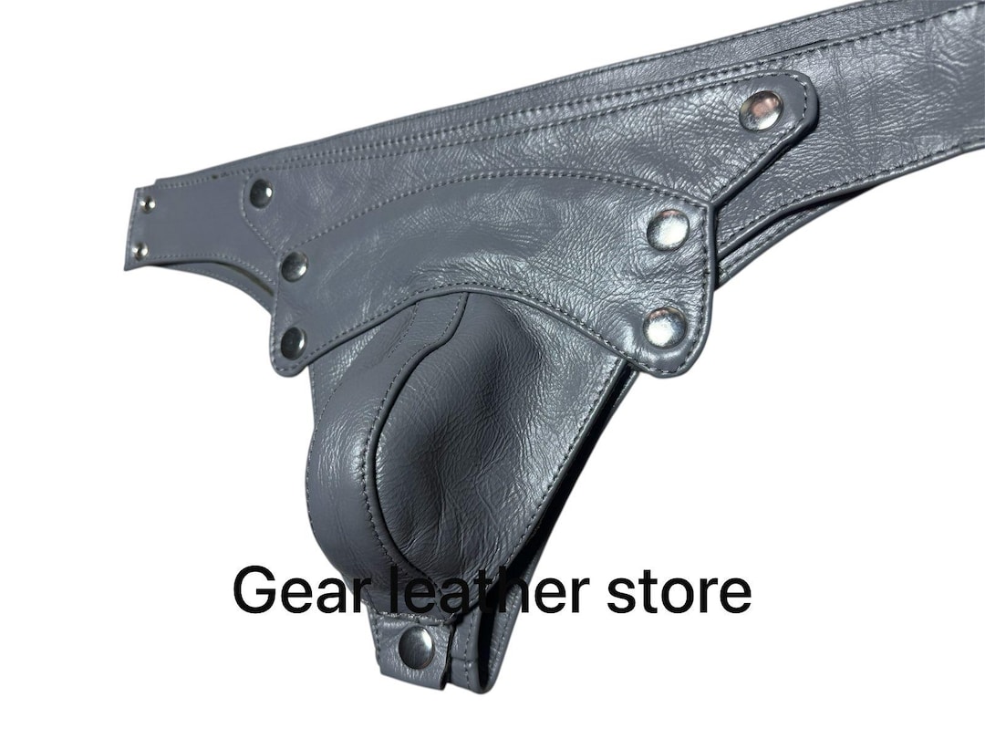 Men's Leather Jock, Motorcycle Riding Jock , Western Cowboy Chaps ...