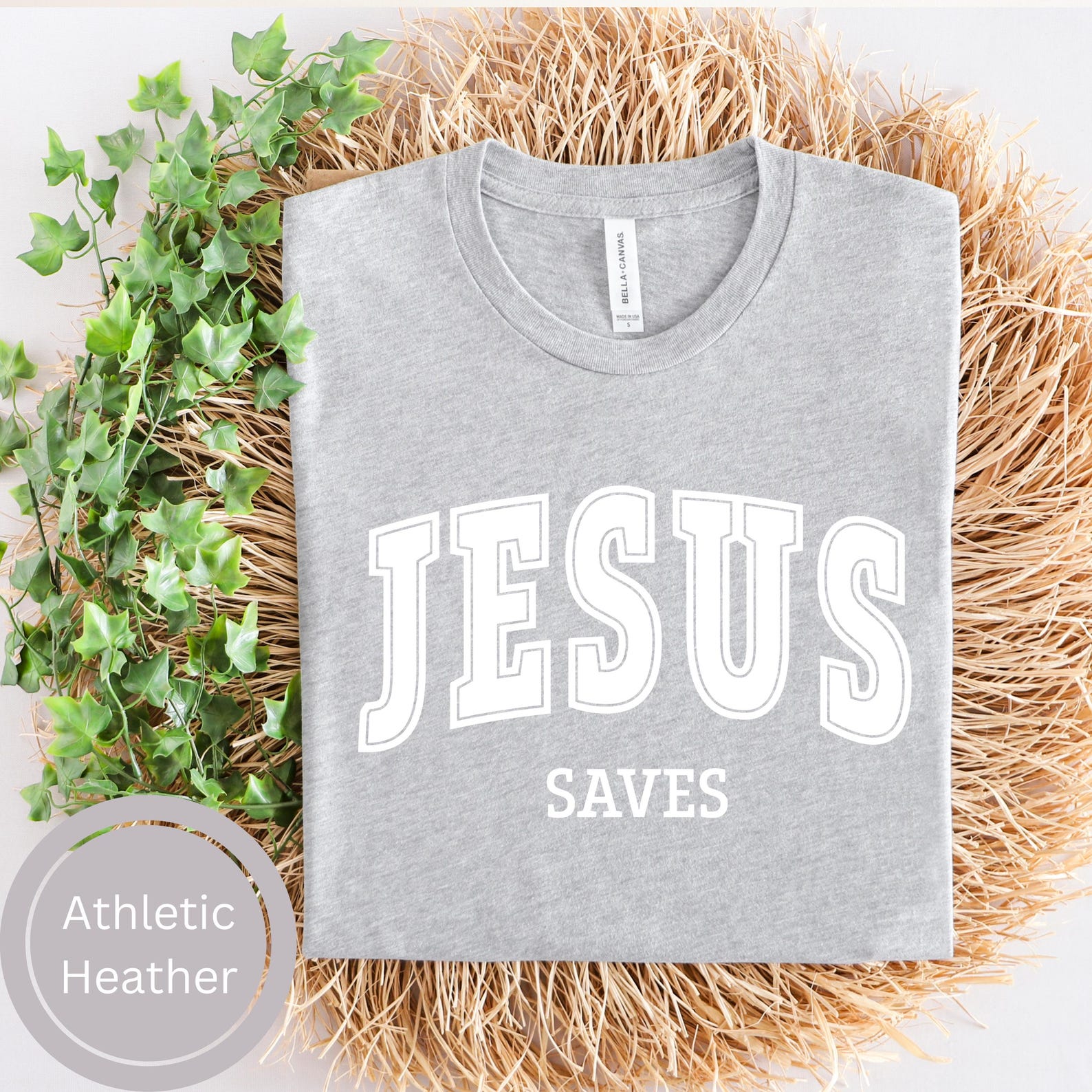 Jesus Saves Shirt Christian Scripture Shirt Bella Canvas Graphic T ...