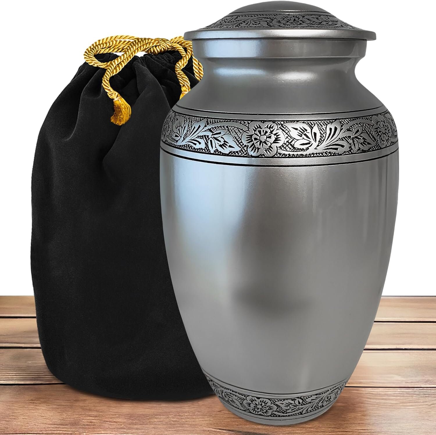 Pewter Grecian Classic Large Cremation Urn for Human Ashes. for Woman ...