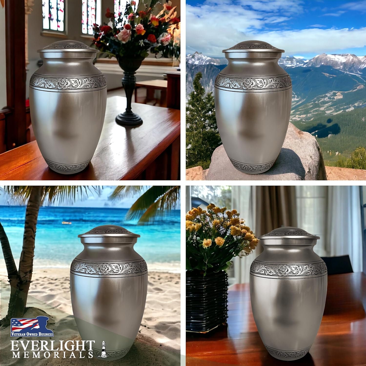 Pewter Grecian Classic Large Cremation Urn for Human Ashes. for Woman ...