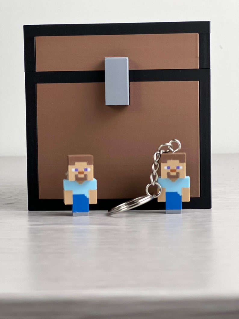 Mini Minecraft Steve | 3D Printed Minecraft Steve Figure | Steve ...