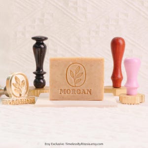Custom Soap Stamp - Personalized Brass Soap Stamp, Soap Signature ...