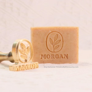 Custom Soap Stamp - Personalized Brass Soap Stamp, Soap Signature ...
