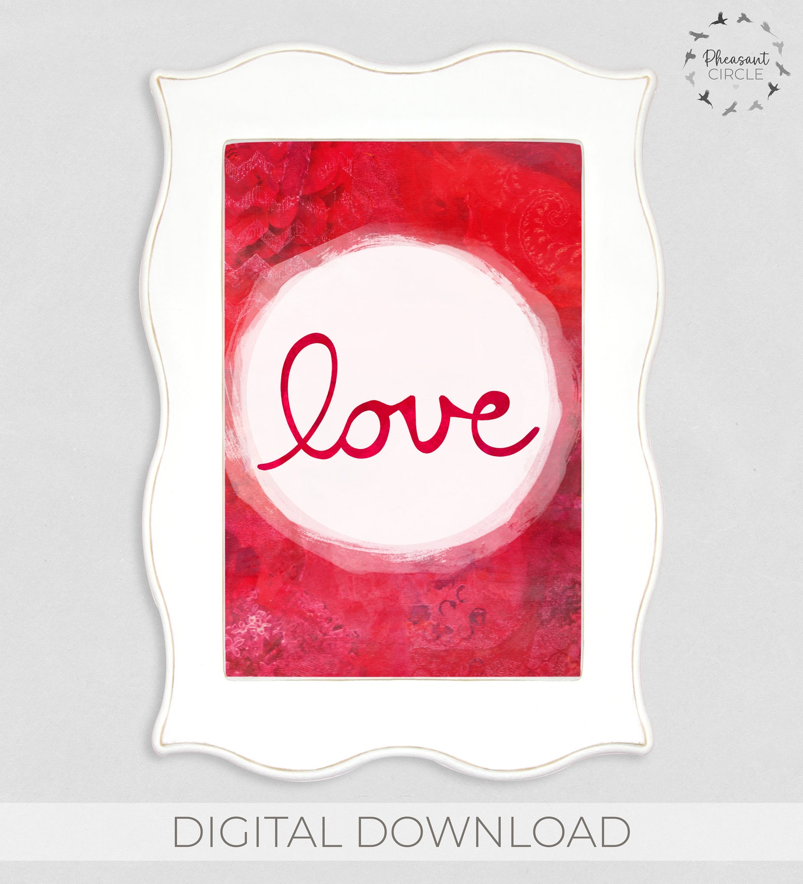 Digital Download Art love - Etsy
