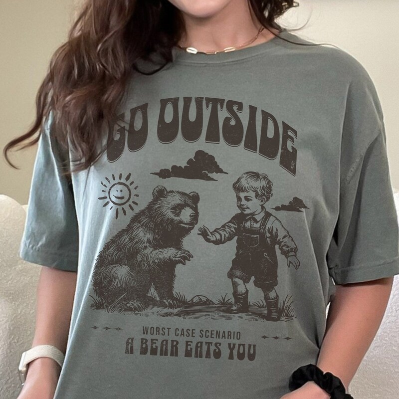 Go Outside Shirt - Etsy
