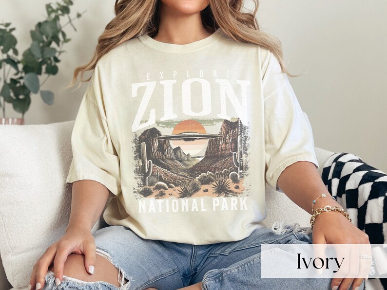 Zion National Park Shirt, Flying Saucer Shirt, Camping T-shirt, Zion ...