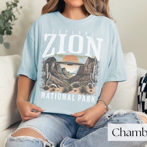 Zion National Park Shirt, Flying Saucer Shirt, Camping T-shirt, Zion ...