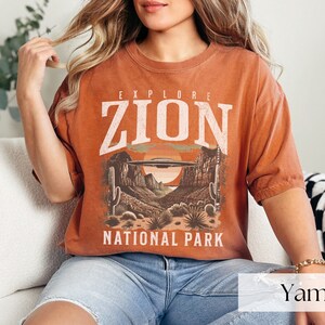 Zion National Park Shirt, Flying Saucer Shirt, Camping T-shirt, Zion ...