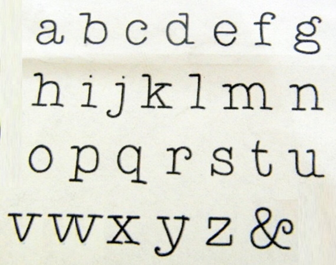 Silver Letter Charm Half-inch Silver Initial Lowercase | Etsy