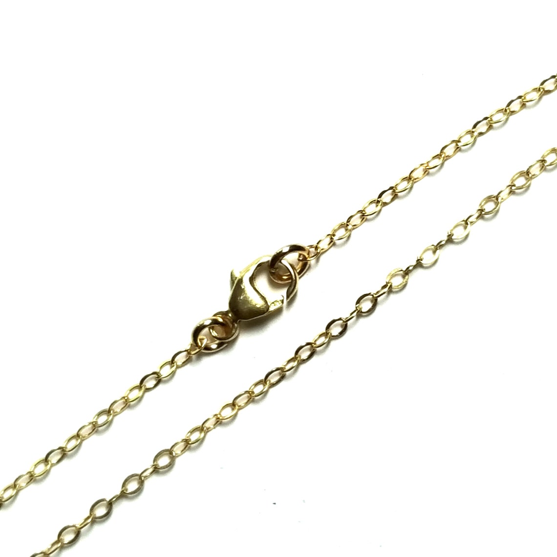 Gold Chain 14K Gold Filled Cable Necklace Plain Gold | Etsy