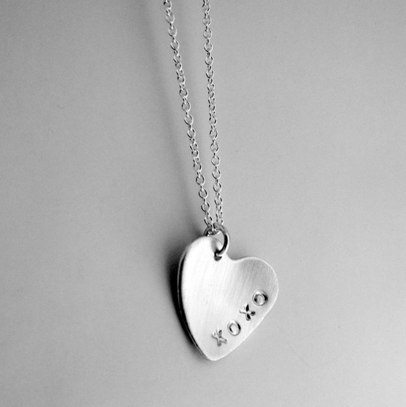 Custom Heart Necklace | Personalized Heart Charm | Custom Sterling ...