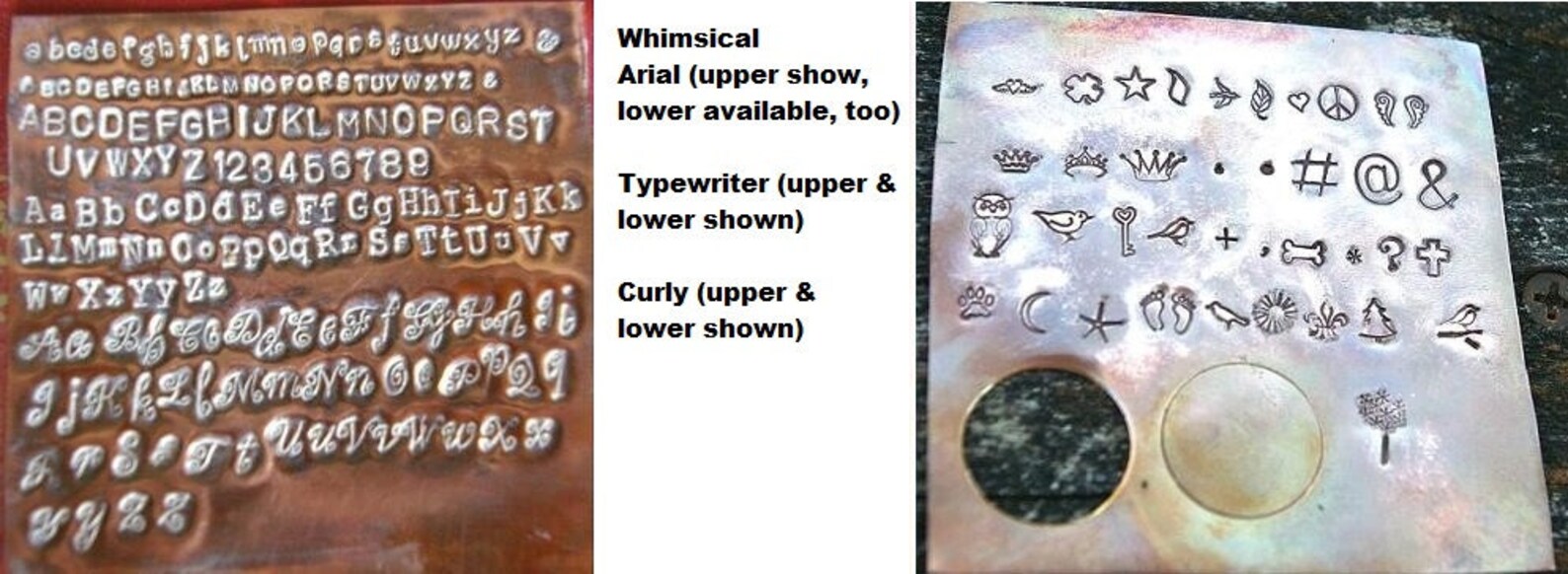 Initial Charm Necklace Square Initial Charm Rustic Vintage - Etsy