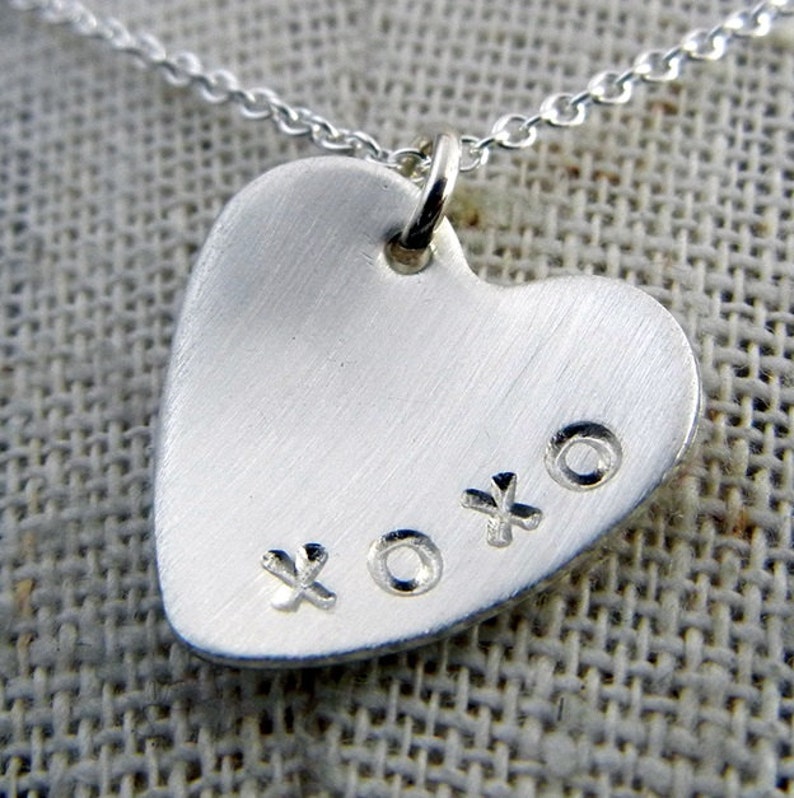 Custom Heart Necklace | Personalized Heart Charm | Custom Sterling ...
