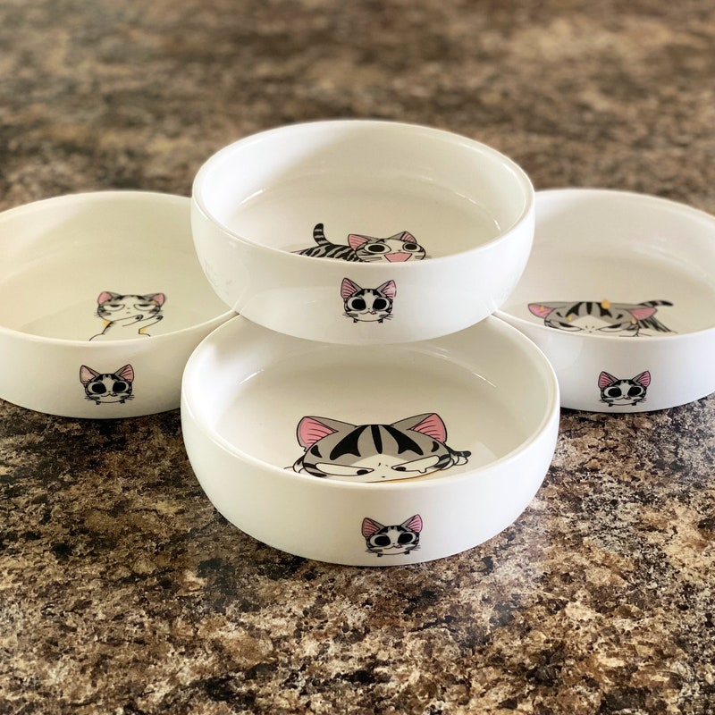 Cat Bowls - Etsy