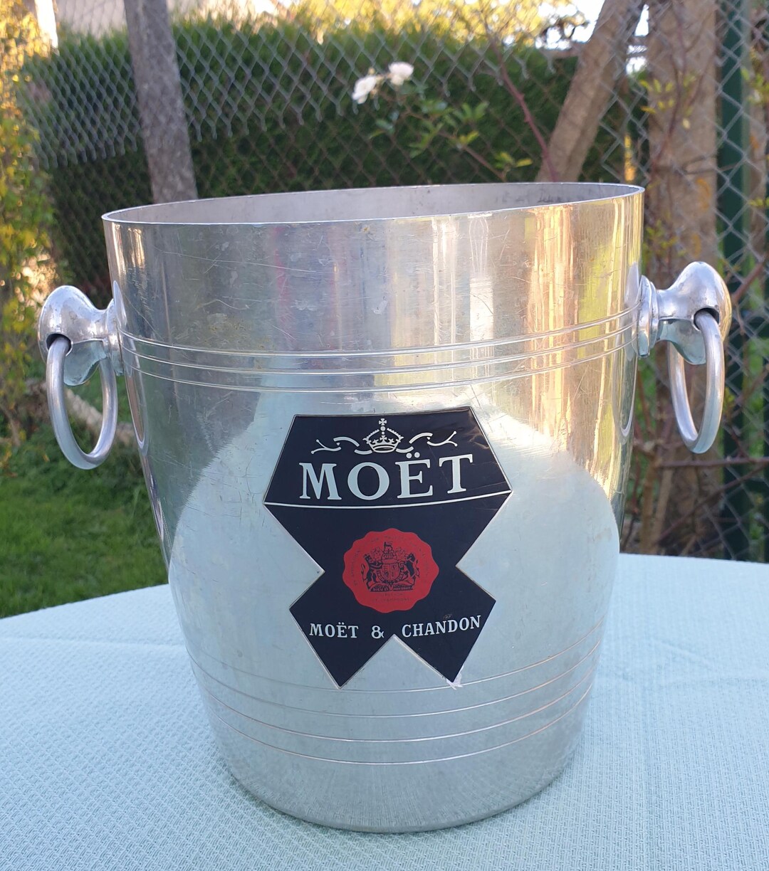 Vintage French MOET & CHANDON Champagne Ice Bucket Wine Cooler - Etsy