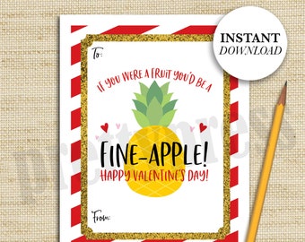 Penguin Valentine Printable Kids Valentine Cards Valentines | Etsy