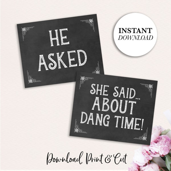 He Asked She Said - Etsy