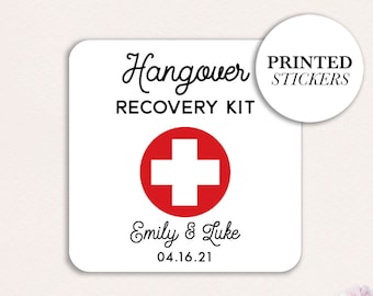 Funny Christmas Recovery Kit Labels Hangover Survival Kit - Etsy