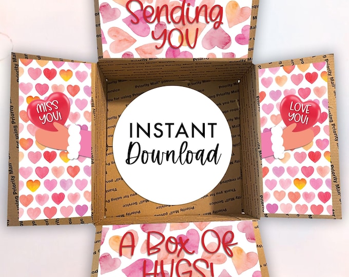 Care Package Printable, Valentine's Day Care Package, College Care ...