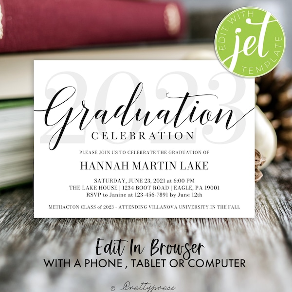 High School Graduation Invitations - Etsy