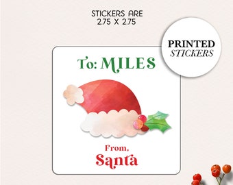 Personalized Gift Labels Christmas Stickers Custom Holiday - Etsy