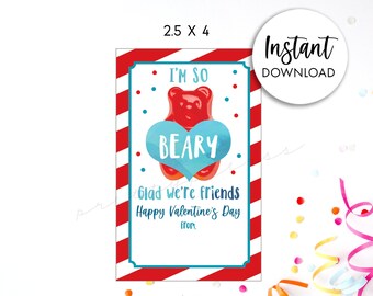 Gummy Bear Printable | Etsy