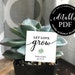 Succulent Tags for Wedding Let Love Grow Tag Template - Etsy