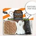 Halloween Treat Toppers, Editable Treat Bag Toppers, Smores Tags, S ...