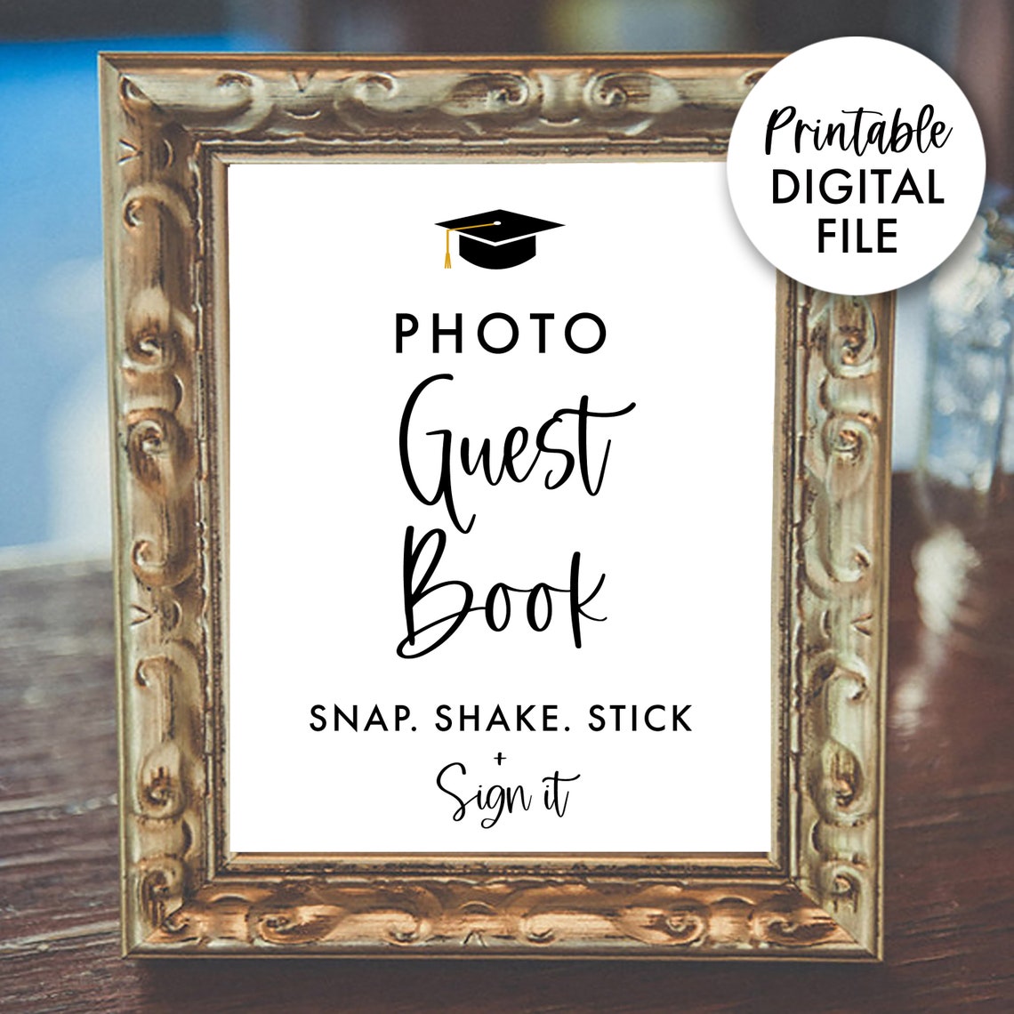 Graduation Photo Guest Book SIGN Graduation Guest Book Sign - Etsy
