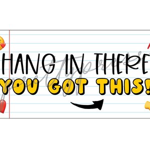 Finals Week Care Package, Finals Week Survival Kit Instant Download ...