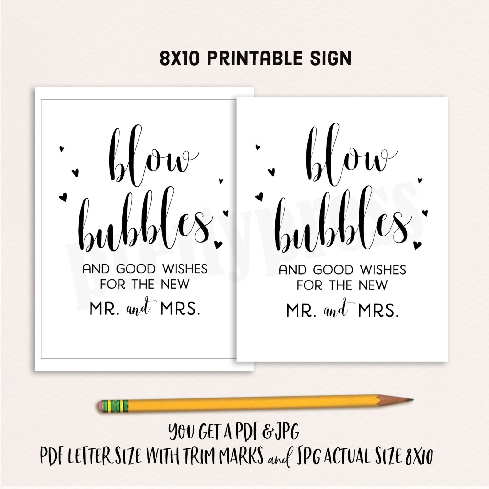 Blow Bubbles Wedding Wedding Send off Sign Printable Bubbles - Etsy