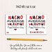 Printable Valentine Cards for Kids, Chip Bag Valentine Tags, Nacho ...