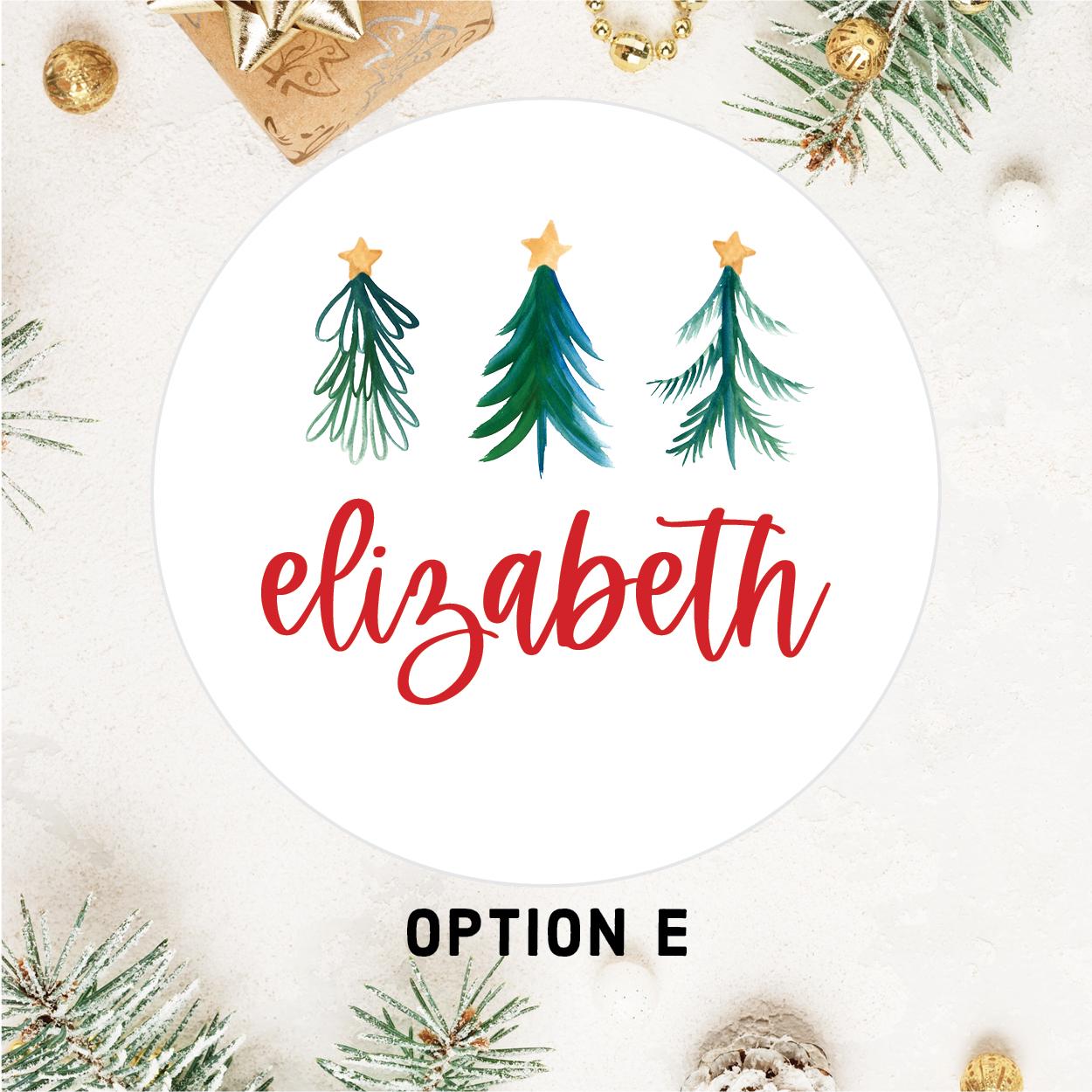 Christmas Name Stickers, Christmas Gift Stickers, Christmas Name Labels ...