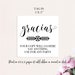Gracias Tags, Thank You Tags Printable, Editable Favor Tag Template ...