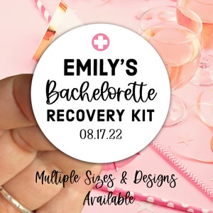 Bachelorette Recovery Kit, Custom Recovery Kit Stickers, Party Labels ...