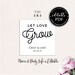 Let Love Grow Tags Plant Tags for Wedding Favor Printable - Etsy
