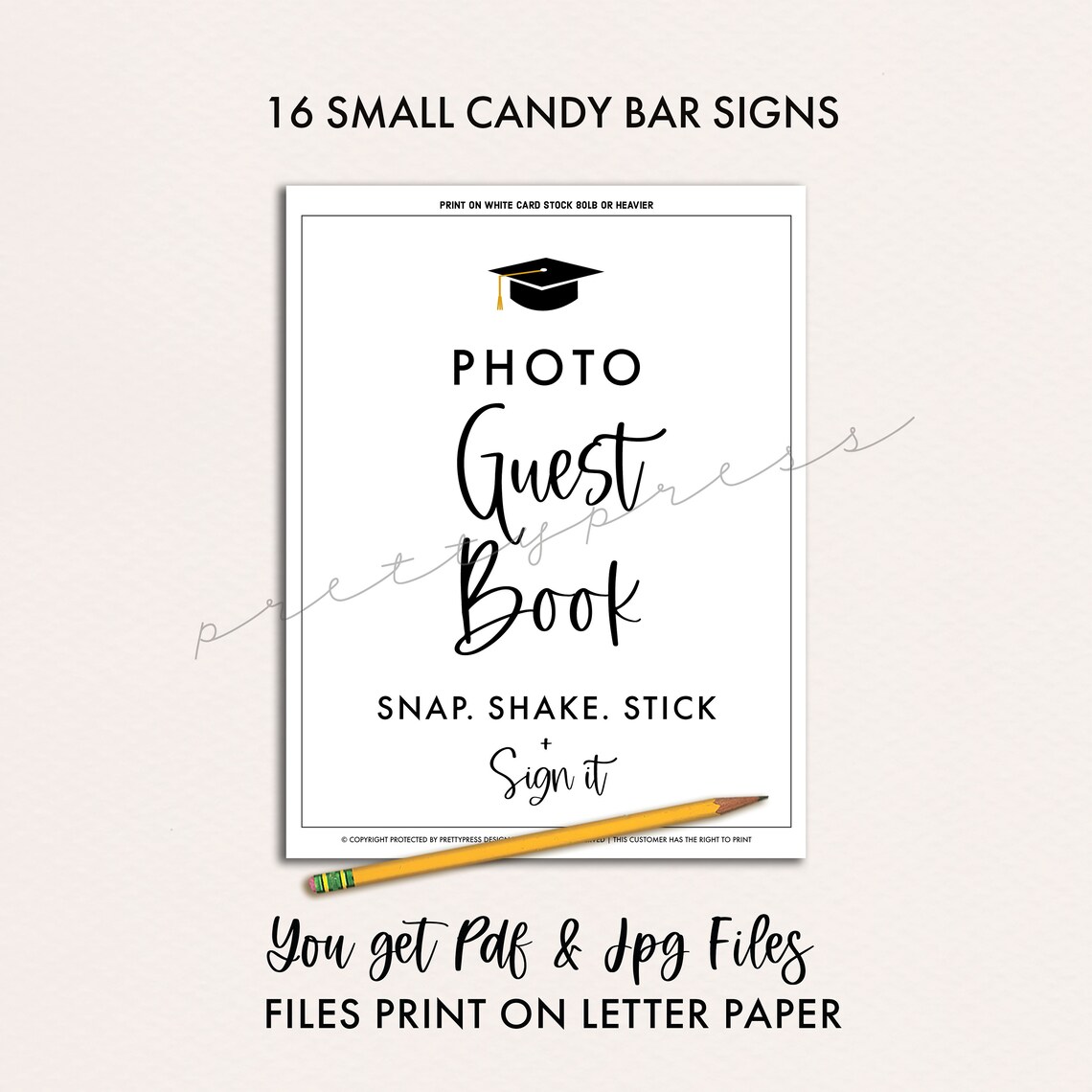 Graduation Photo Guest Book SIGN Graduation Guest Book Sign - Etsy